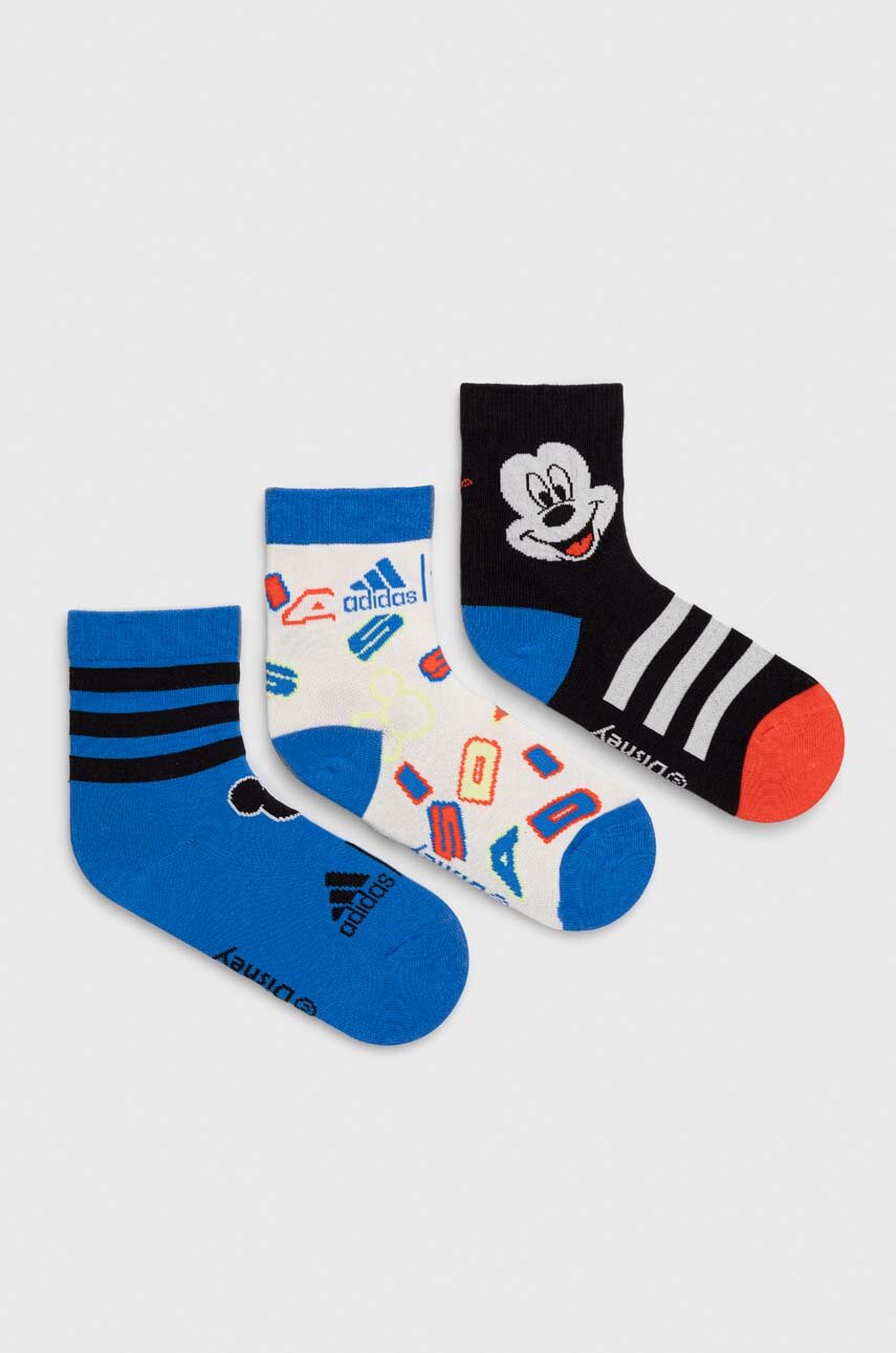 adidas Performance skarpetki dziecięce x Disney 3-pack kolor niebieski ...