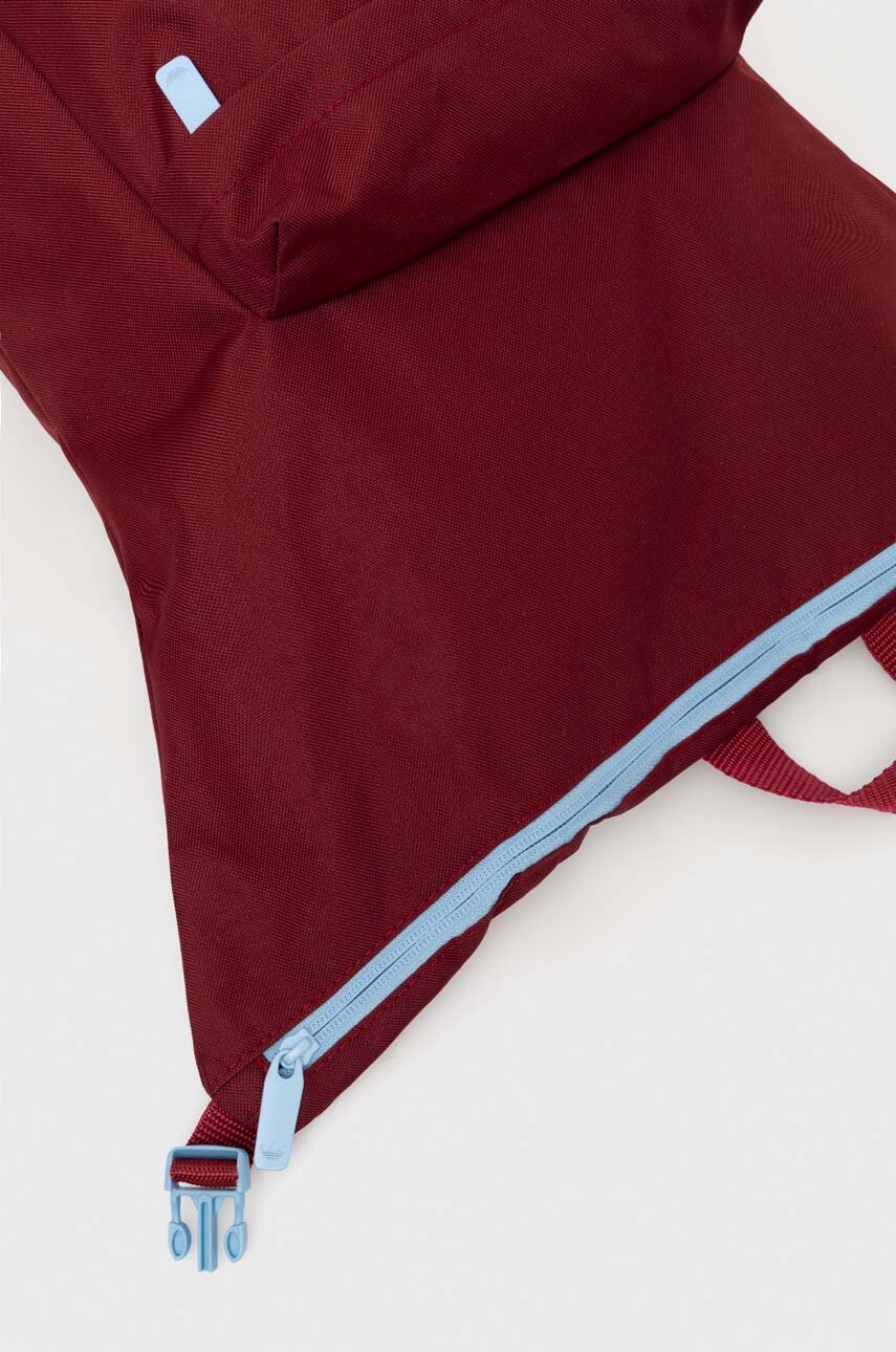 adidas Originals plecak dziecięcy kolor bordowy duży z nadrukiem ...