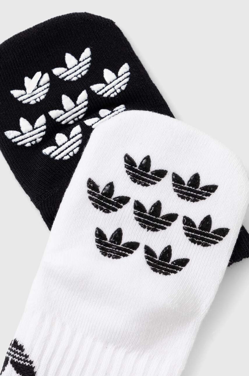 adidas Originals skarpetki dziecięce 2-pack kolor czarny | Answear.com