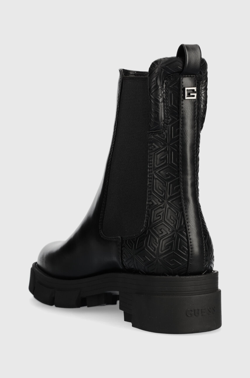 Ботинки Guess MADLA3 женские цвет чёрный на плоском ходу FL7M3D ELE10 ...