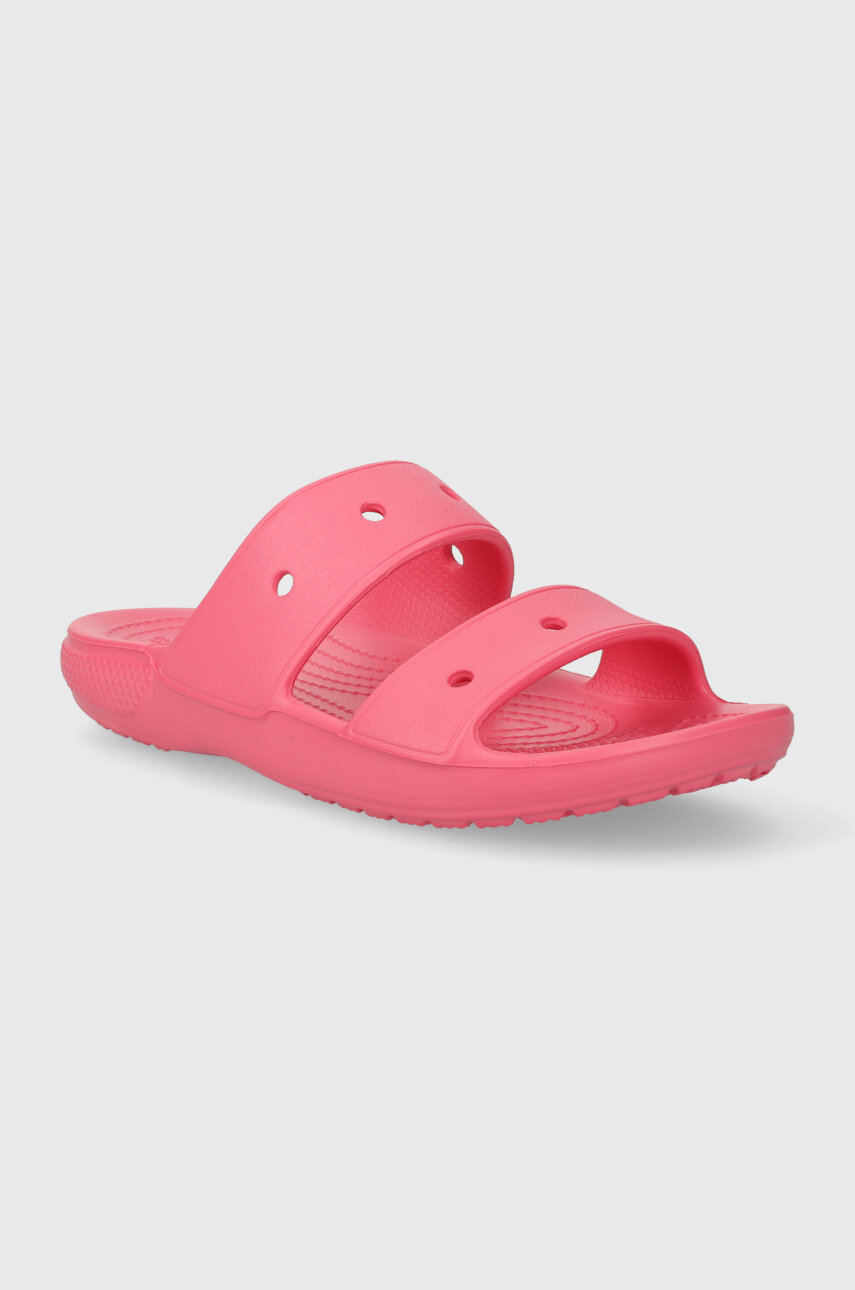 Crocs sliders women's pink color at PRM US