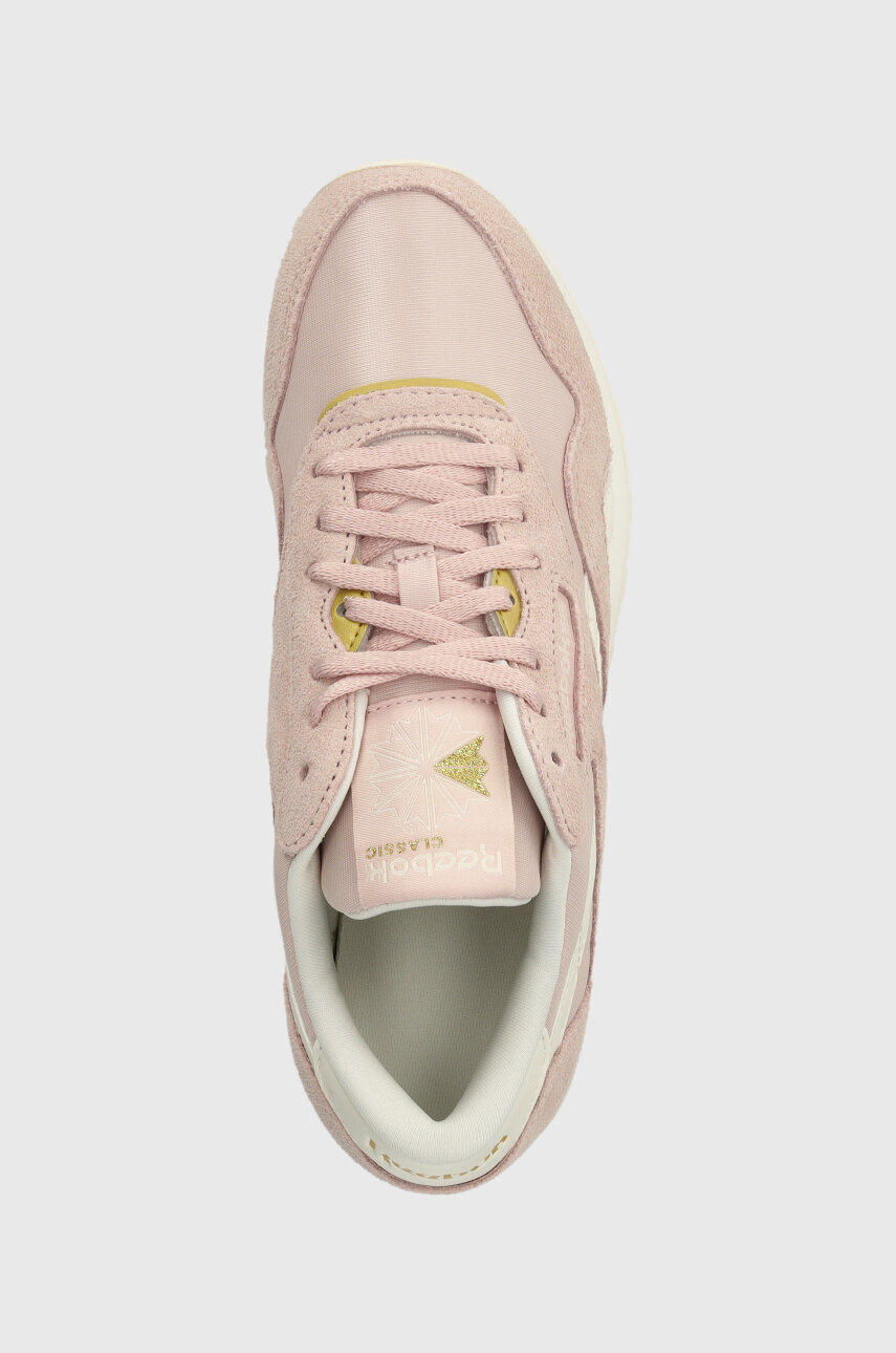 Reebok suede sneakers Classic Nylon pink color | buy on PRM