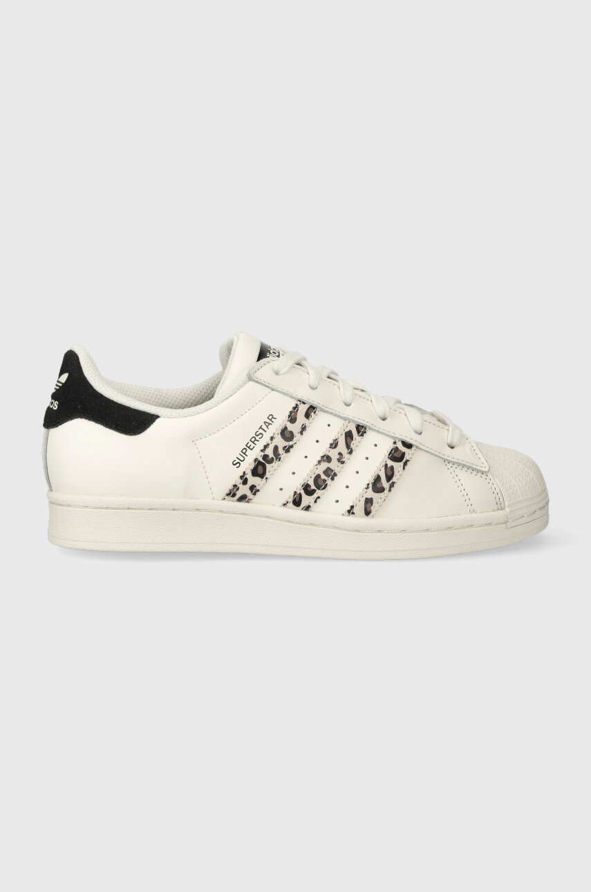 adidas Originals leather sneakers Superstar beige color IF7615 at PRM US