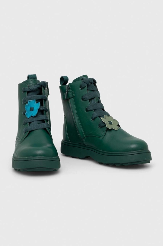 Dětské kožené boty Camper TWS Kids, barva tyrkysová | ANSWEAR.cz