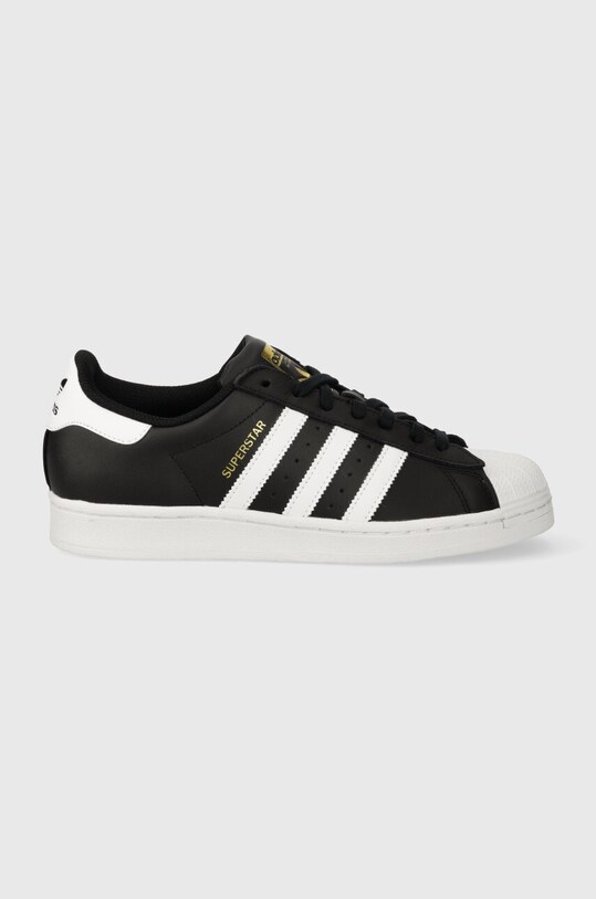 adidas Originals leather sneakers Superstar black color ID4636 at PRM US