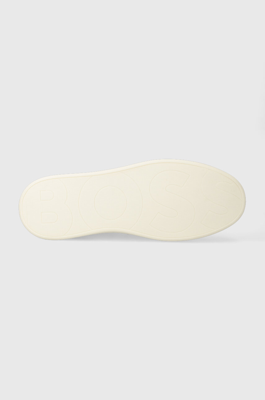 Kožené tenisky BOSS Clint biela farba, 50502885 | ANSWEAR.sk
