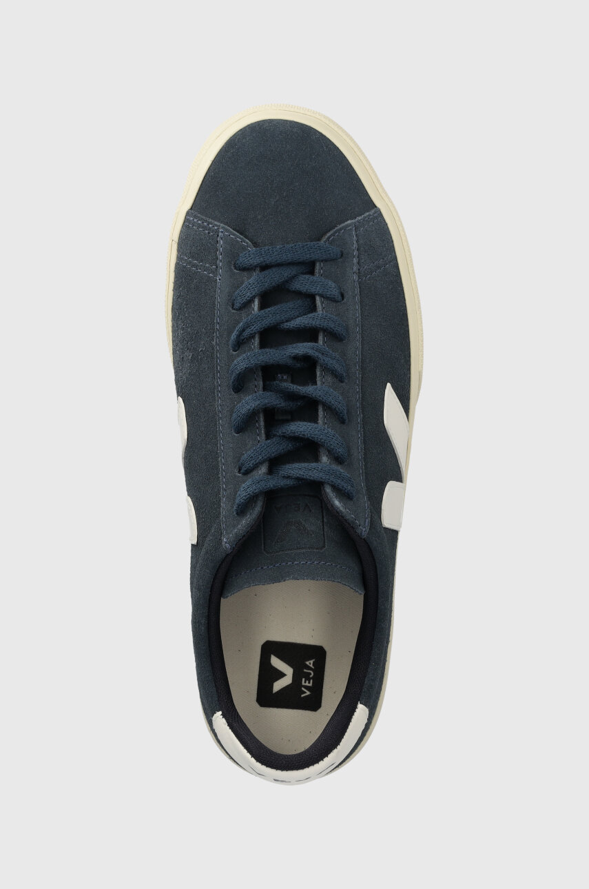 Veja suede sneakers Campo navy blue color CP0303149 at PRM US