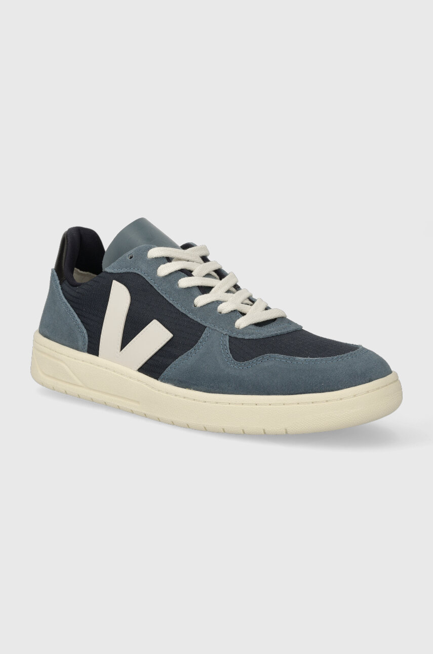 Veja sneakers V-10 navy blue color VX1903107 at PRM US
