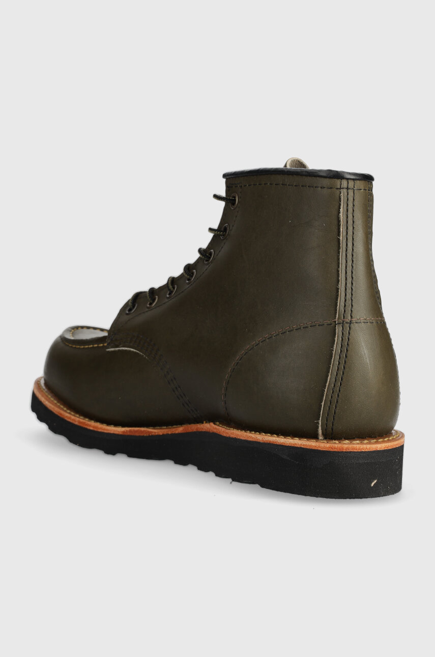 Red Wing buty skórzane Moc Toe męskie kolor zielony 8828 8828 w PRM
