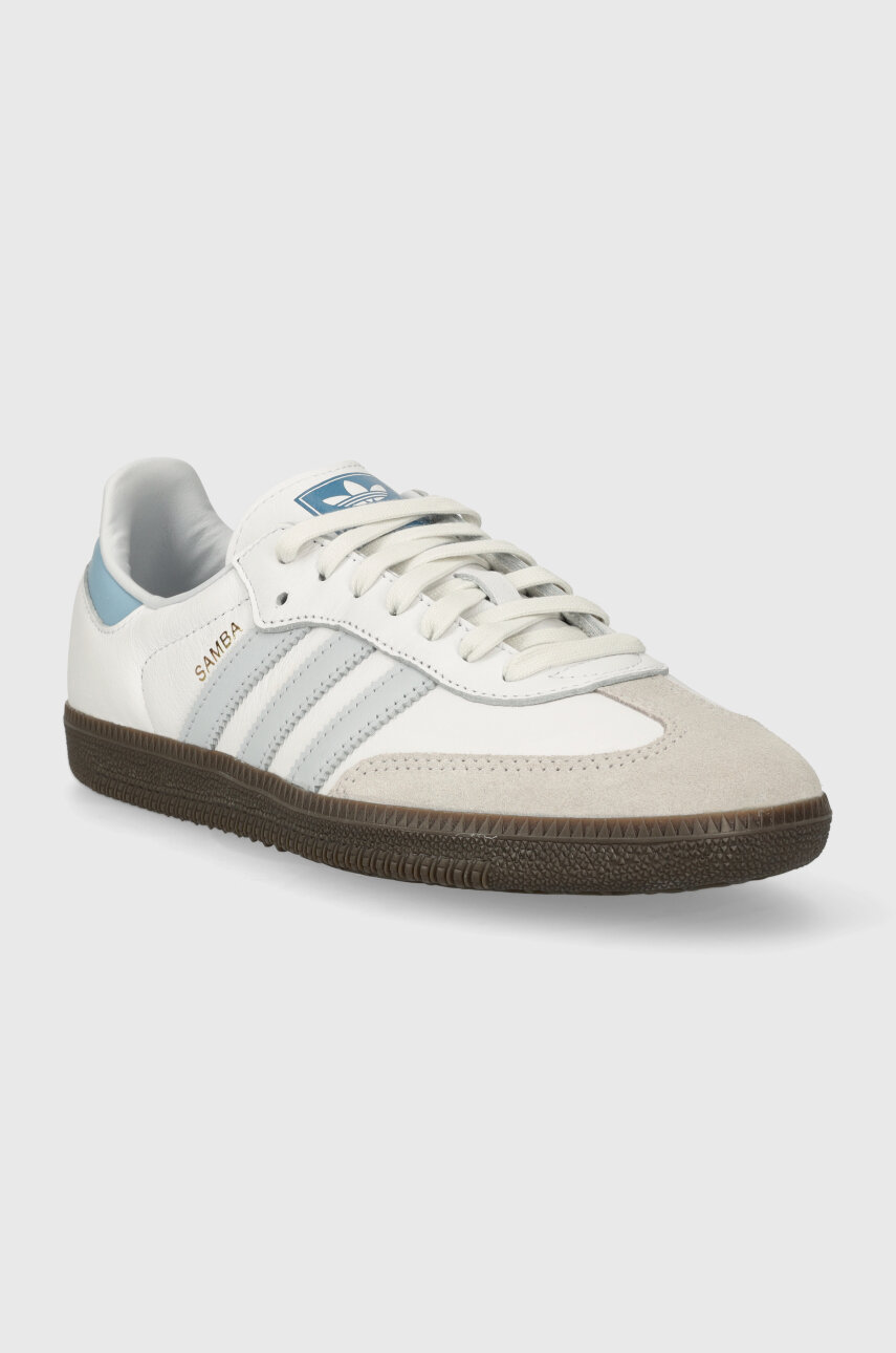 adidas Originals sneakersy skórzane Samba OG kolor biały ID2055 w PRM