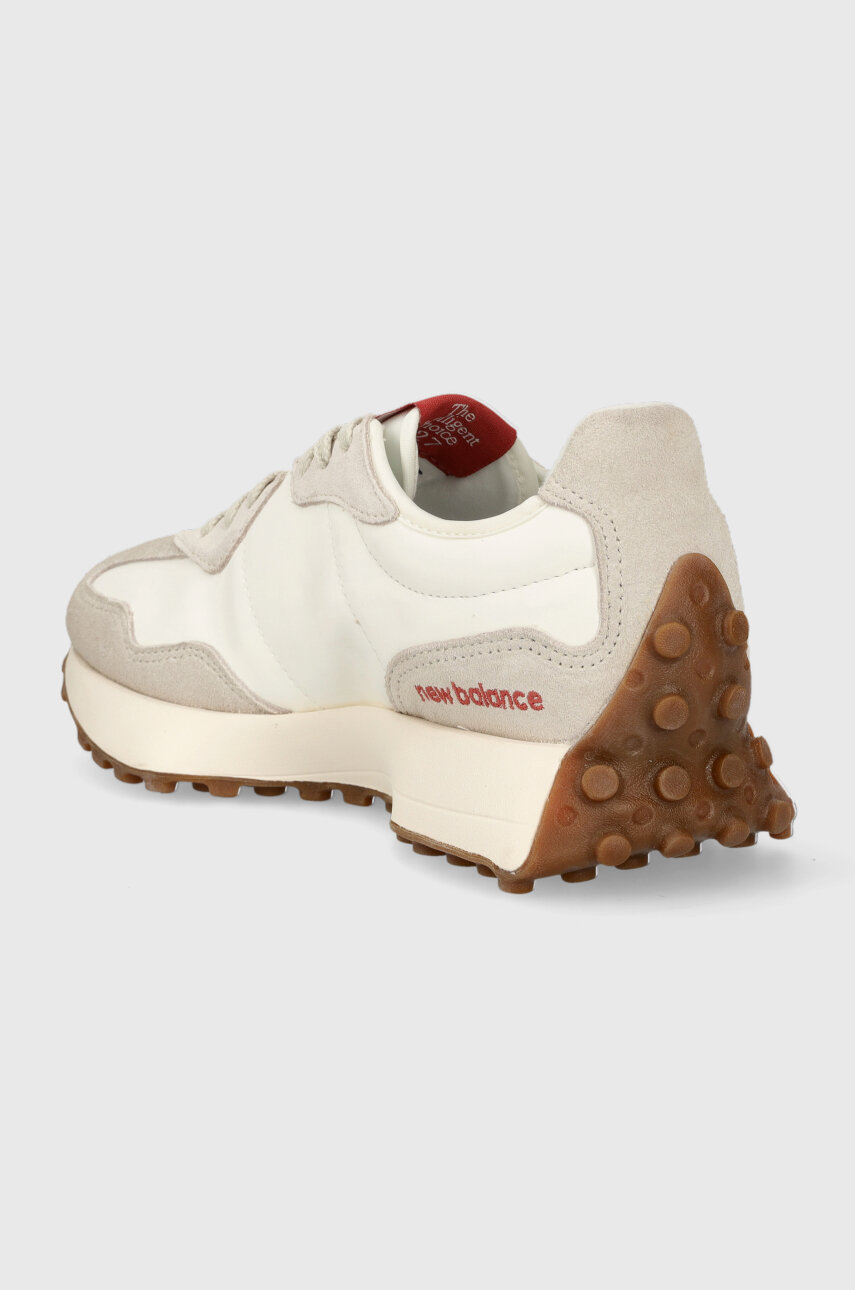 Semišové tenisky New Balance U327LV biela farba | ANSWEAR.sk