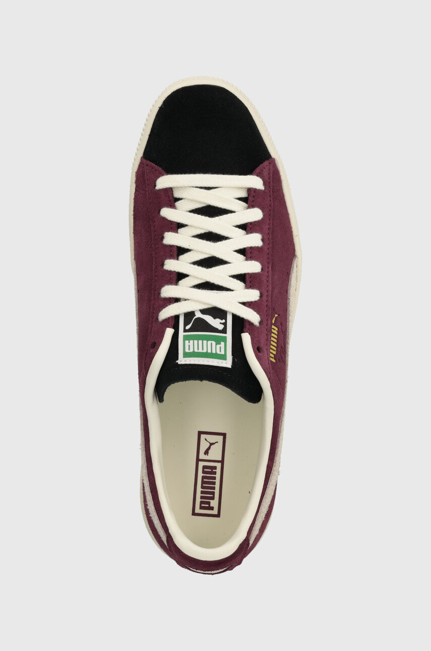 Puma suede sneakers Clyde OG maroon color at PRM US