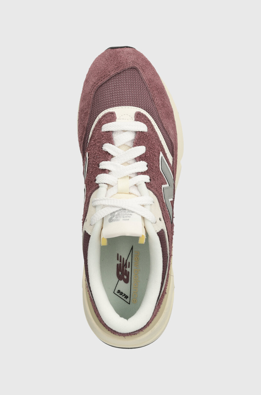 New Balance sneakers 997 maroon color at PRM US