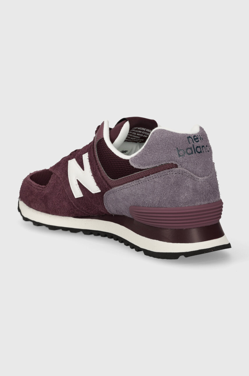 New Balance sneakers 574 maroon color U574ABO at PRM US