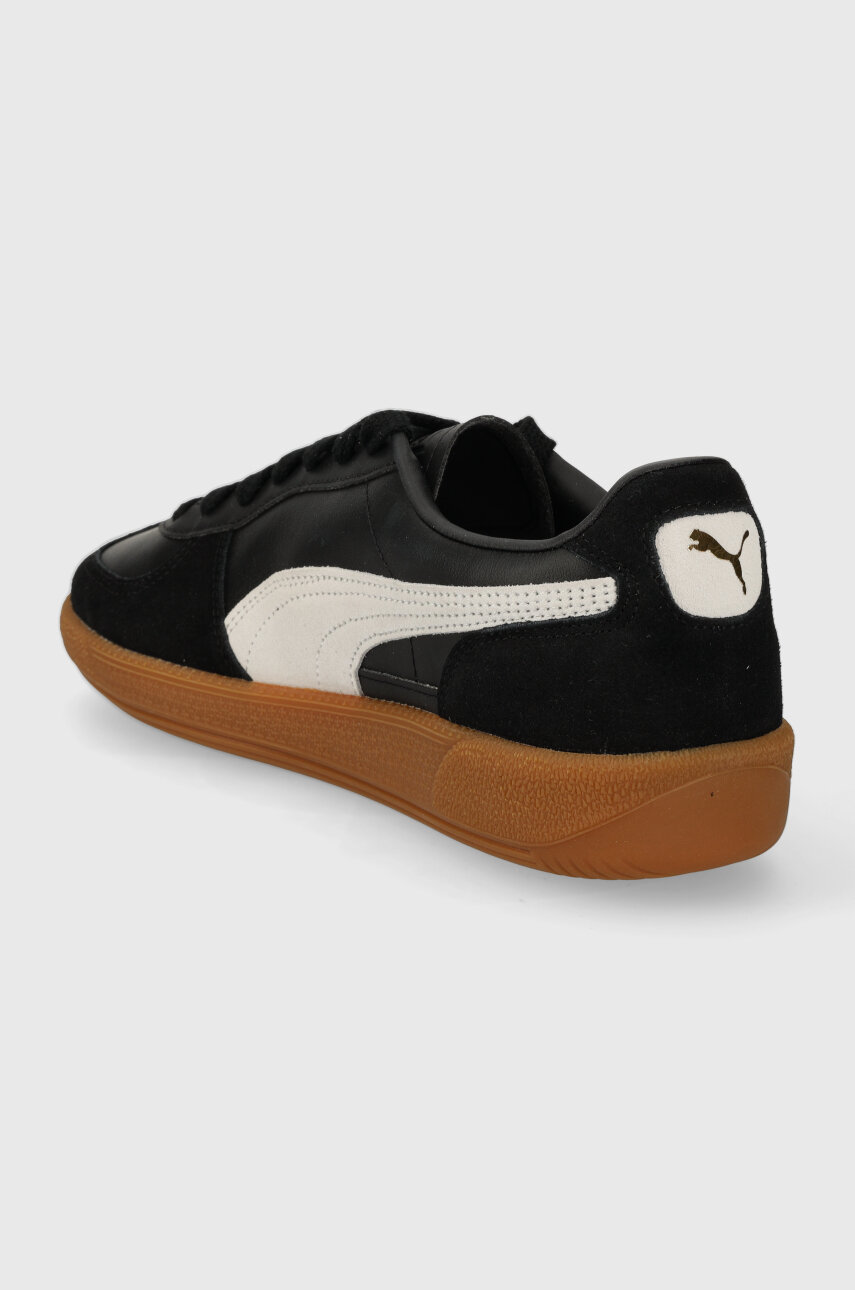 Puma leather sneakers Palermo black color 396464 at PRM US