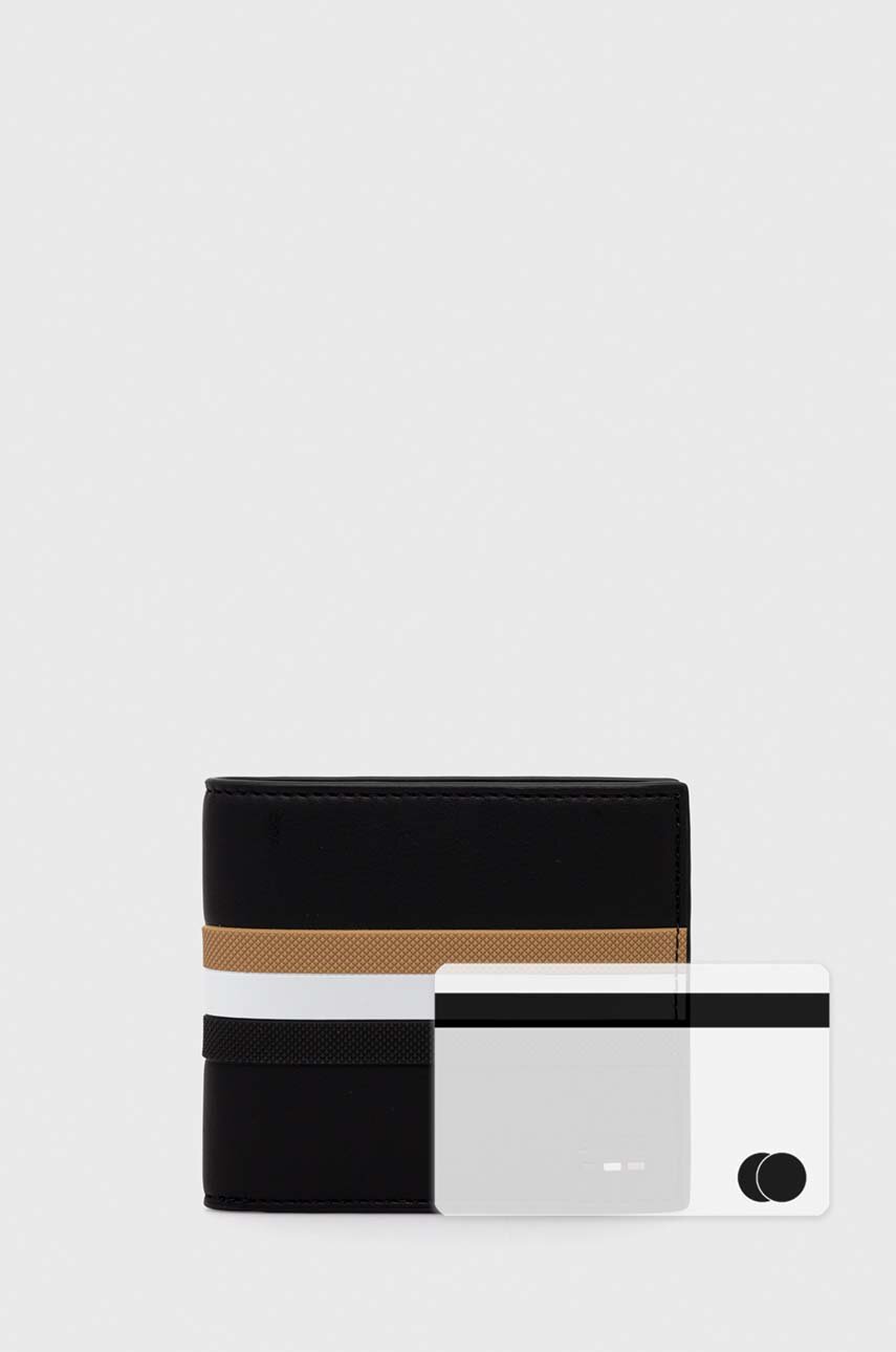 Кошелек BOSS мужской цвет чёрный | ANSWEAR.ua