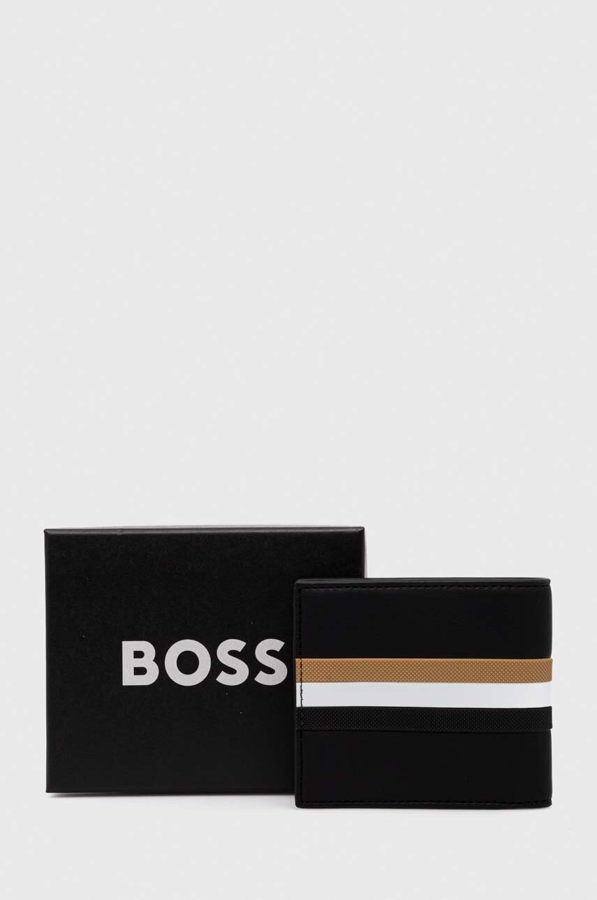 Кошелек BOSS мужской цвет чёрный | ANSWEAR.ua
