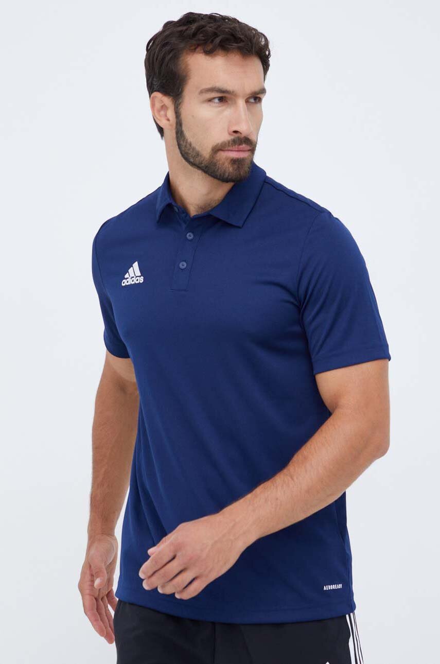 adidas Performance polo treningowe Entrada 22 kolor granatowy z ...