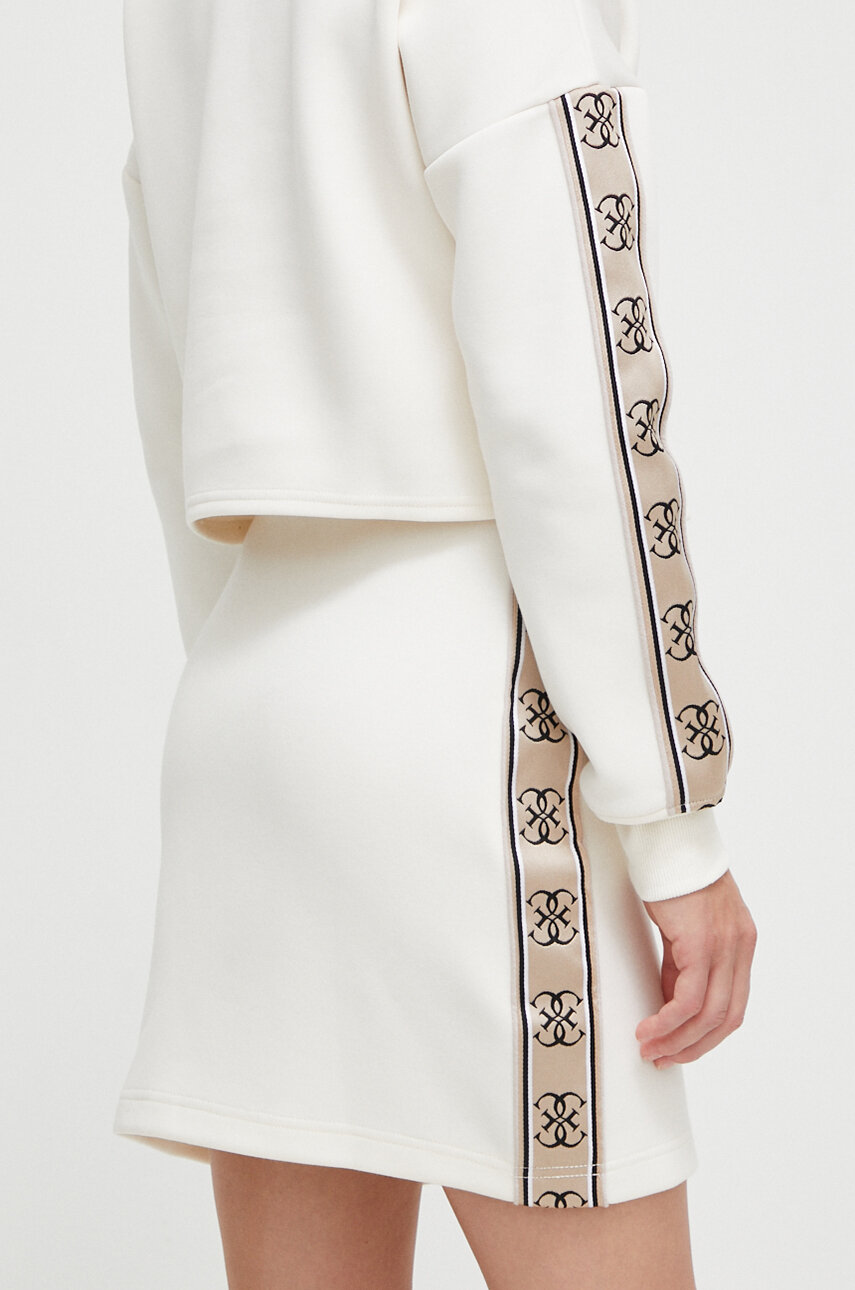 Sukňa Guess CYMONE béžová farba, mini, áčkový strih, V3BD03 KB3P2 ...