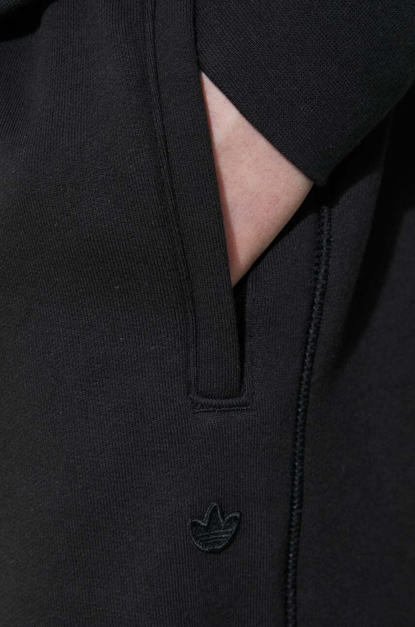 adidas Originals spodnie dresowe bawełniane kolor czarny gładkie HK2866 ...