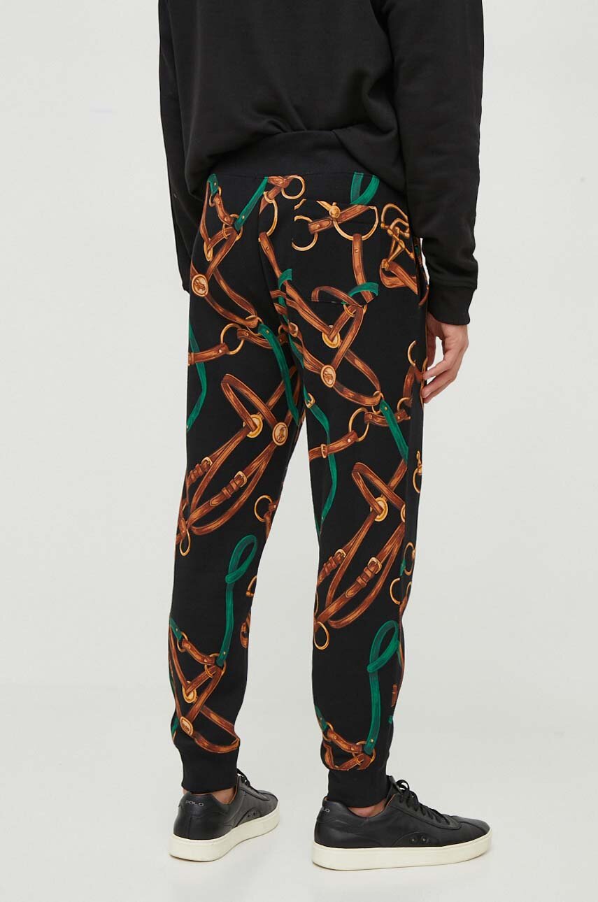 Polo Ralph Lauren spodnie dresowe kolor czarny wzorzyste | Answear.com