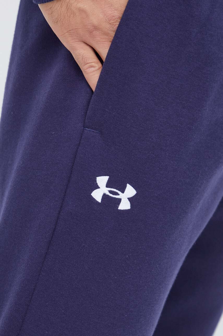 Under Armour spodnie dresowe kolor granatowy gładkie 1379774 | Answear.com