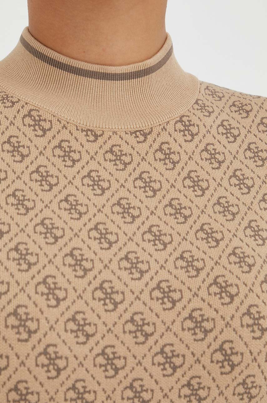 Haljina Guess boja: smeđa, mini, uska | ANSWEAR.hr