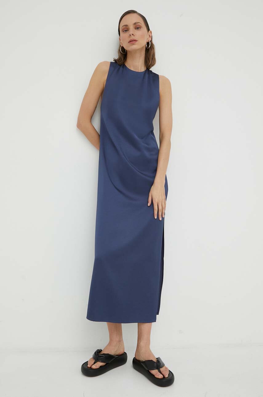 Samsoe Samsoe dress navy blue color at PRM US
