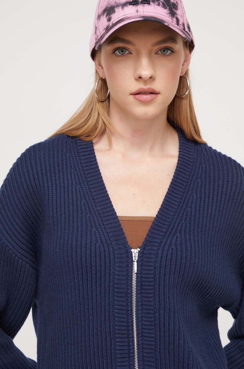 Abercrombie & Fitch kardigan damski kolor granatowy | Answear.com Abercrombie & Fitch kardigan damski kolor granatowy | Answear.com