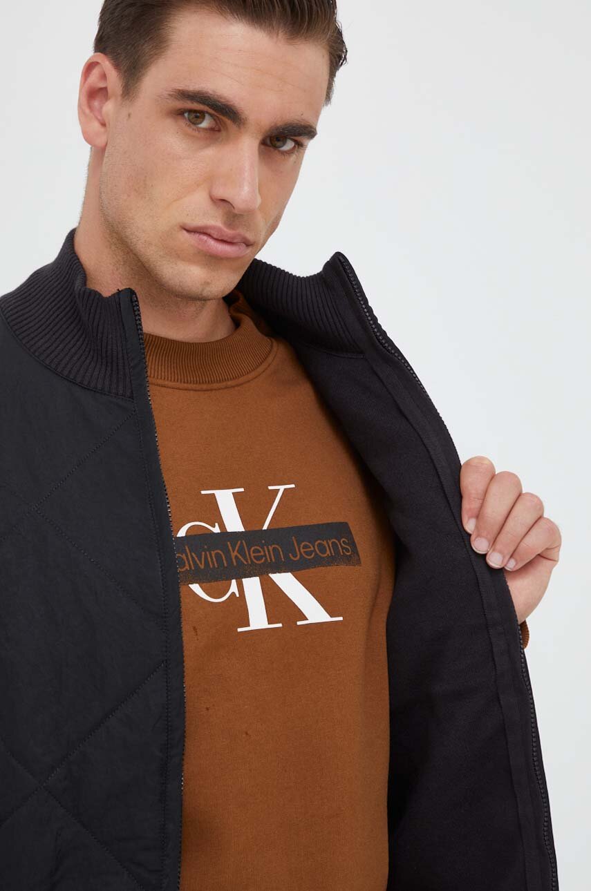 Куртка Calvin Klein мужская цвет чёрный переходная | ANSWEAR.ua