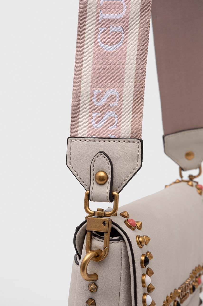 Guess poseta culoarea bej | ANSWEAR.ro