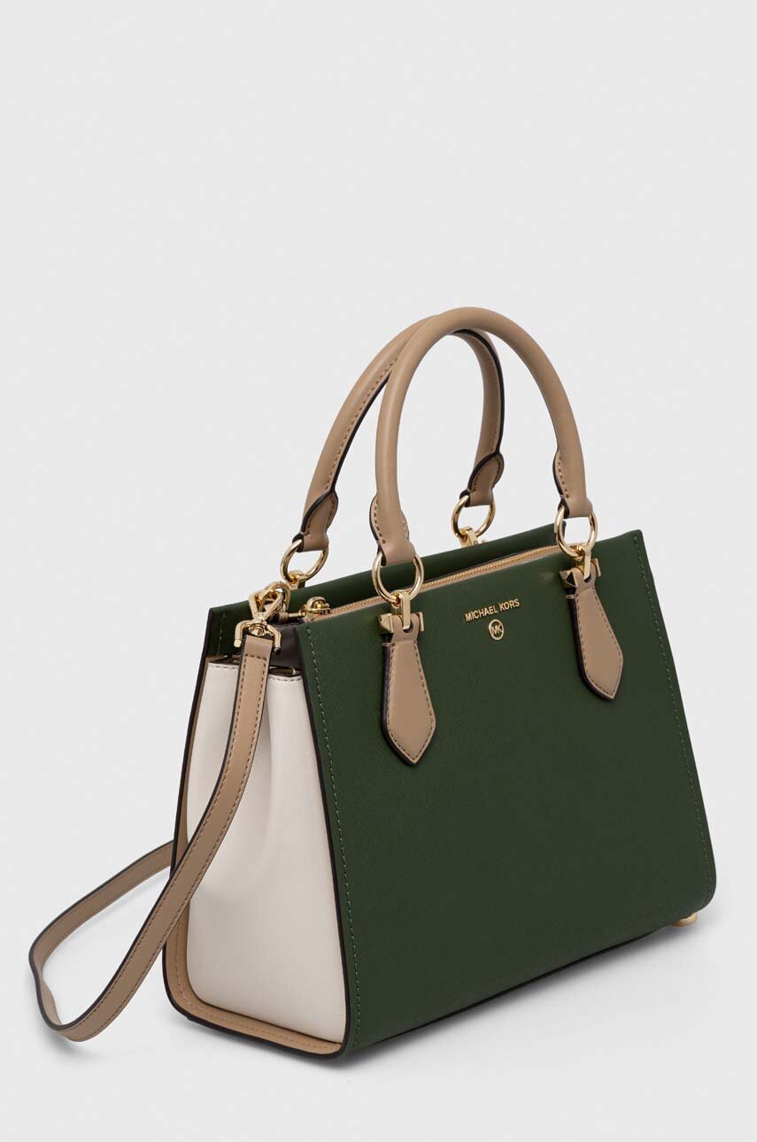 Кожаная сумочка MICHAEL Michael Kors цвет зелёный | ANSWEAR.ua
