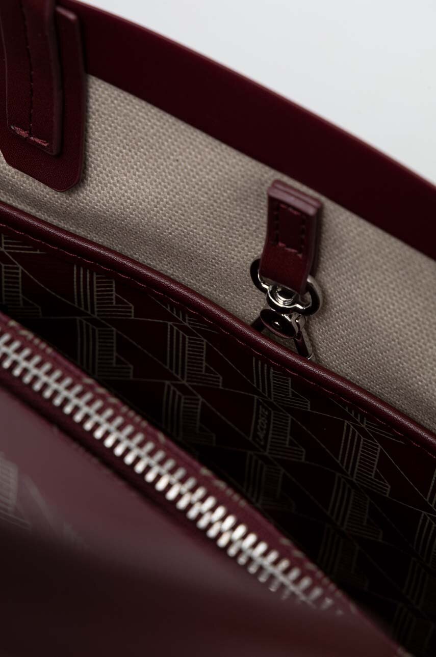 Сумочка Lacoste колір бордовий | ANSWEAR.ua