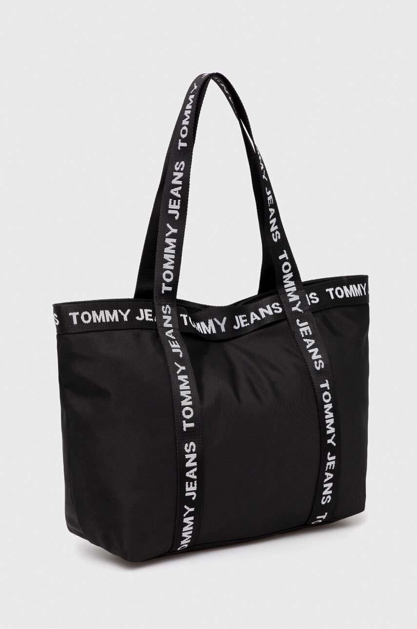 Τσάντα Tommy Jeans χρώμα: μαύρο | ANSWEAR.gr