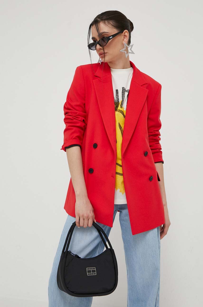 Бавовняна футболка HUGO колір бежевий | ANSWEAR.ua