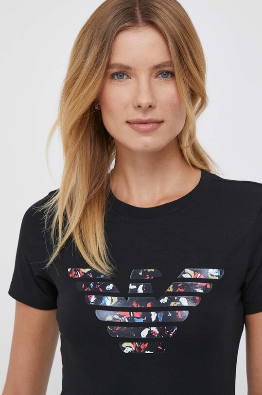 Футболка Emporio Armani женская цвет чёрный | ANSWEAR.ua