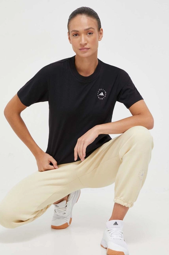 adidas by Stella McCartney t-shirt damski kolor czarny HR9170 | Answear.com