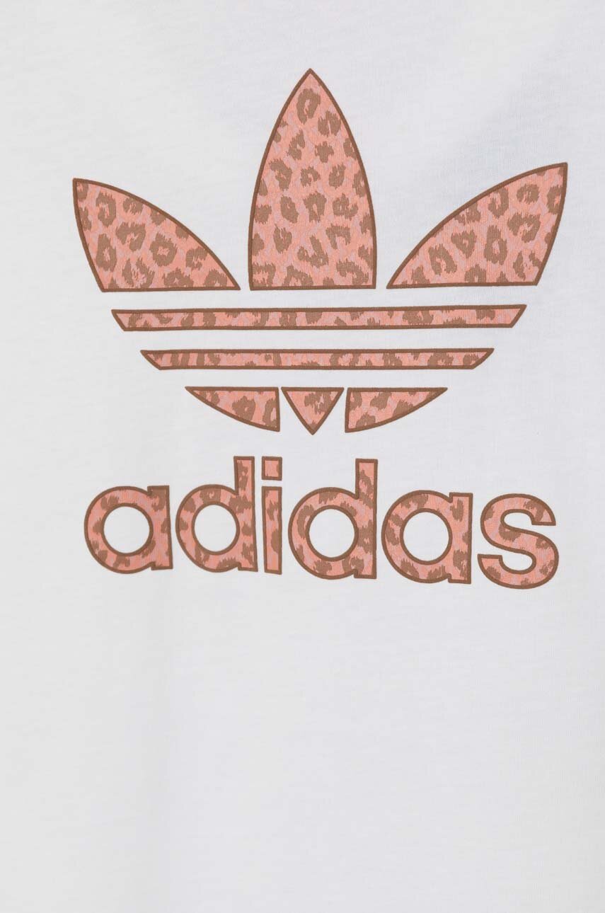 adidas Originals gyerek pamut póló fehér, nyomott mintás | ANSWEAR.hu
