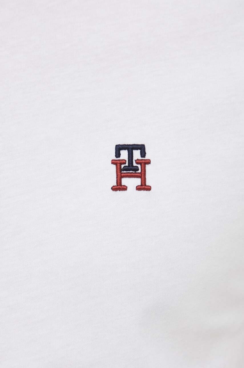Бавовняна футболка Tommy Hilfiger колір білий з аплікацією | ANSWEAR.ua