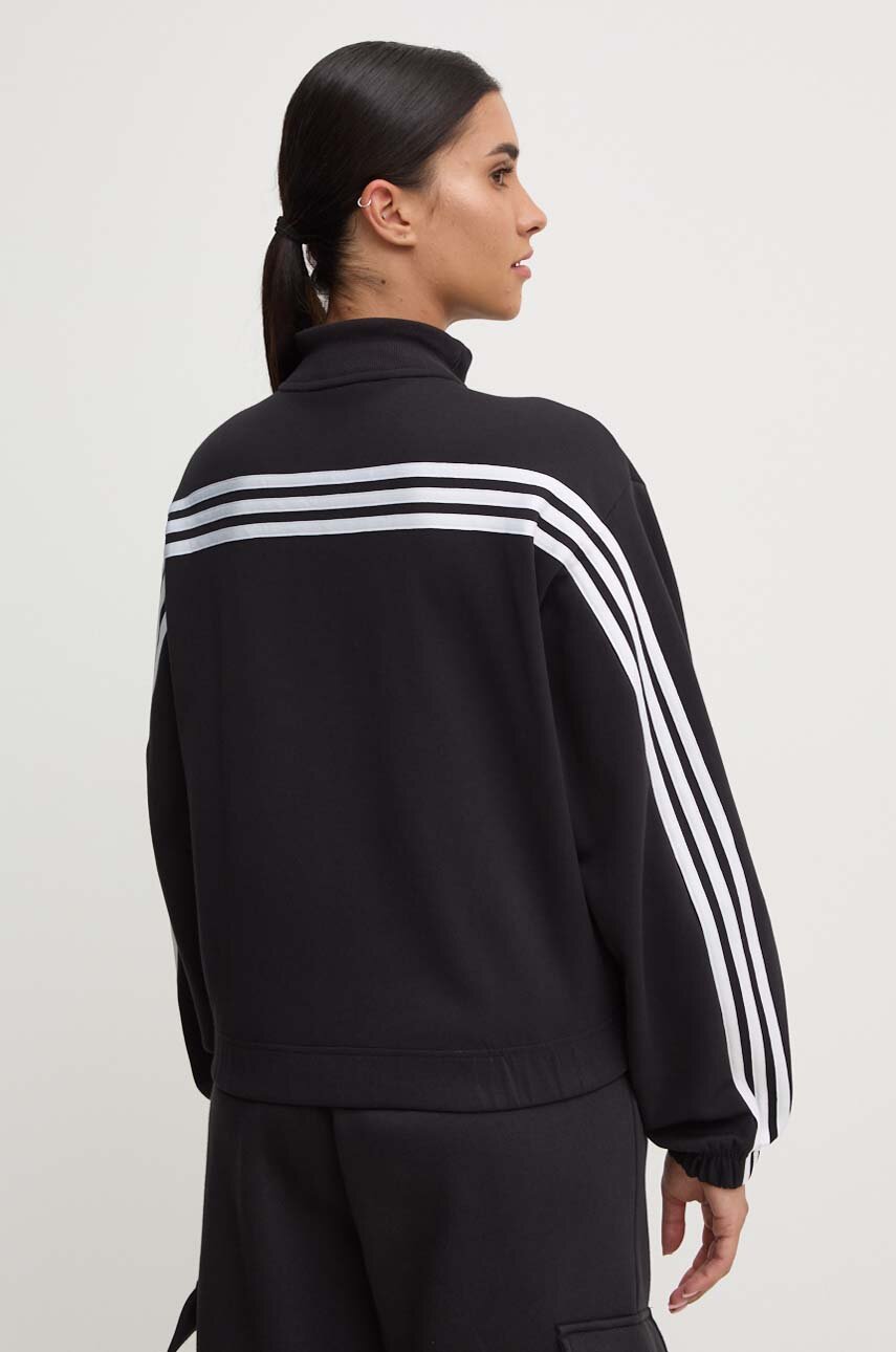 Кофта adidas Future Icons жіноча колір чорний візерунок IW5244 | ANSWEAR.ua