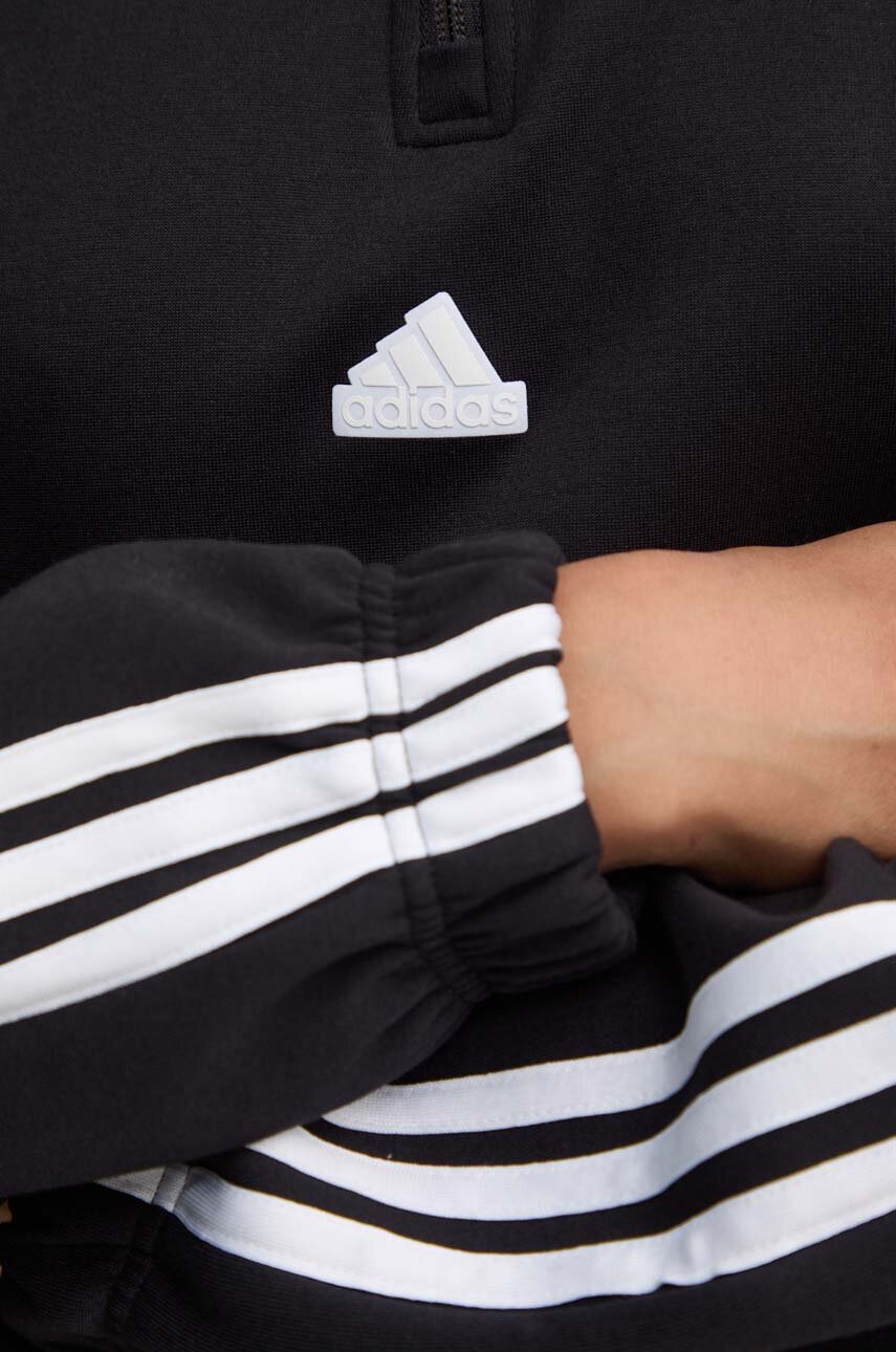 Кофта adidas Future Icons жіноча колір чорний візерунок IW5244 | ANSWEAR.ua