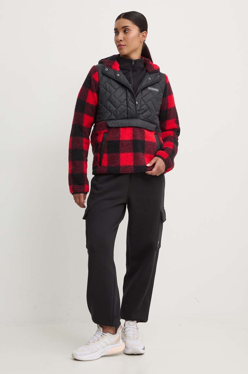 Кофта adidas Future Icons жіноча колір чорний візерунок IW5244 | ANSWEAR.ua