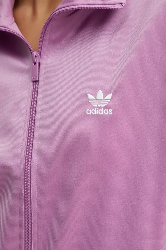 adidas Originals bluza Firebird damska kolor fioletowy z aplikacją ...