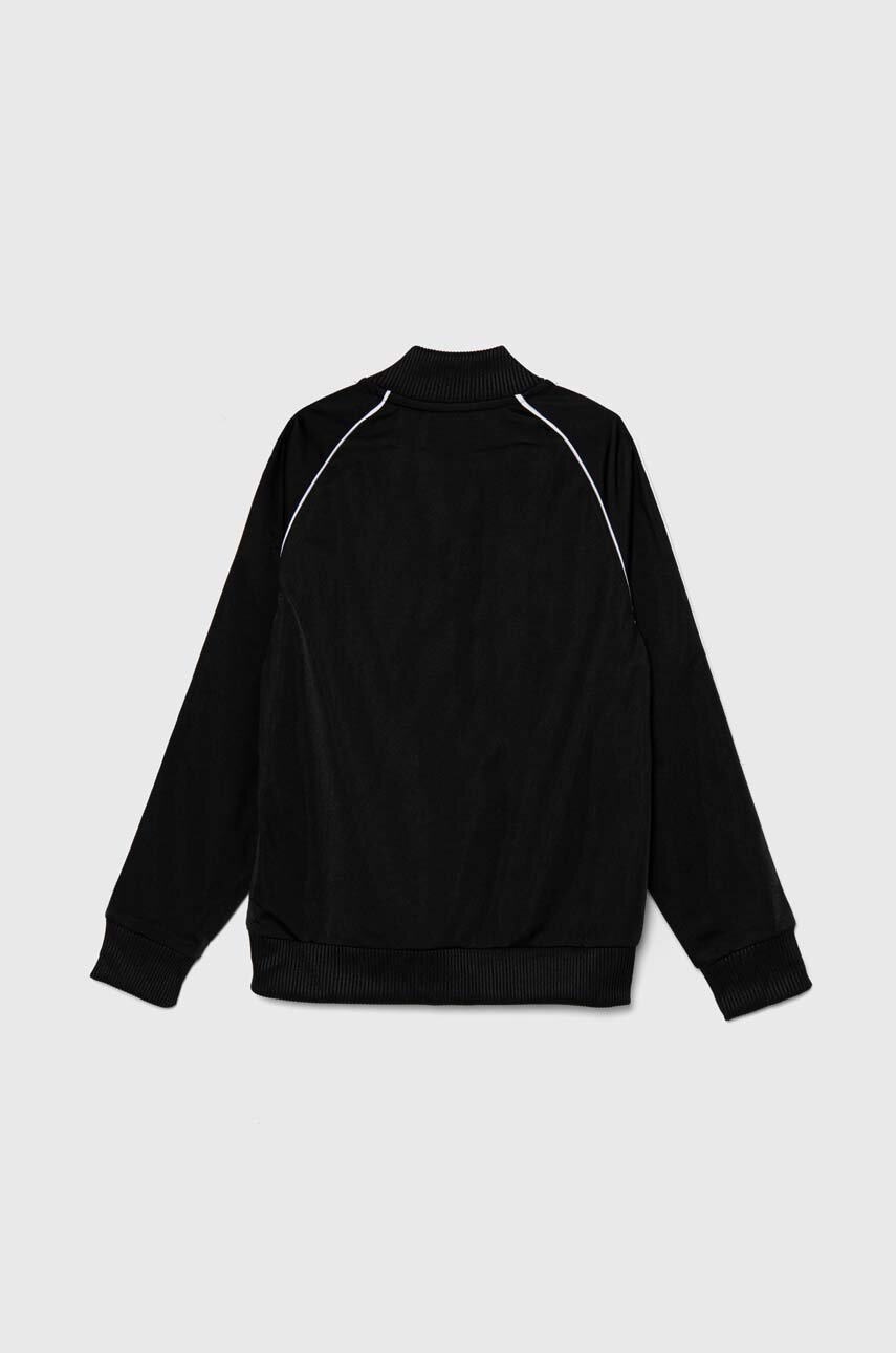Дитяча кофта adidas Originals SST TRACK TOP колір чорний з аплікацією ...