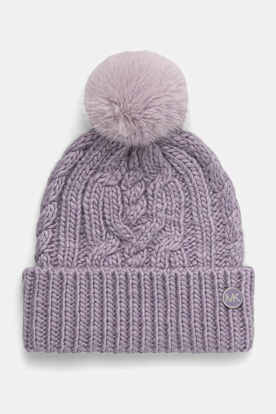 Kapa MICHAEL Michael Kors boja: ljubičasta, od debelog pletiva, 539801 ...