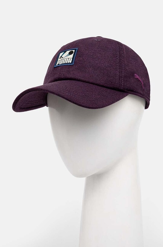 Puma baseball cap Classics Graphic Dad Cap violet color 025490 at PRM US