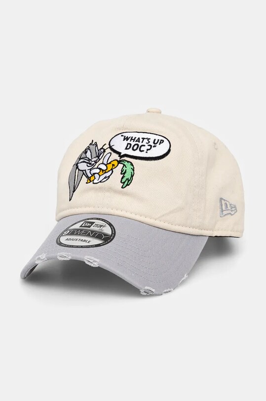 New Era baseball cap BUGS BUNNY beige color with an application ...