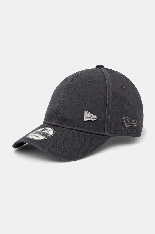 New Era cotton baseball cap PIN 9FORTY® gray color smooth 60565475 at ...