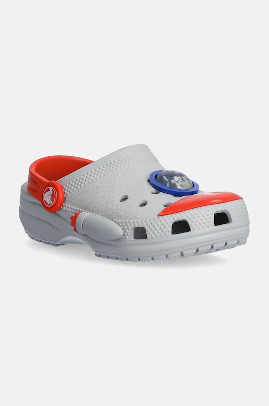 Crocs klapki dziecięce CLASSIC ROCKET SHIP CLOG kolor szary 210359 ...