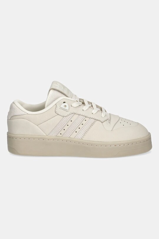 Кроссовки из нубука adidas Originals Rivalry Lux Low W цвет бежевый ...